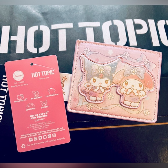 Hot Topic | Bags | New Her Universe My Melody Kuromi Cupid Cardholder | Poshmark